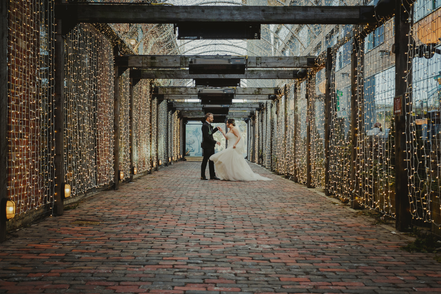 An intimate wedding at The Loft Distillery District Toronto | Captured ...