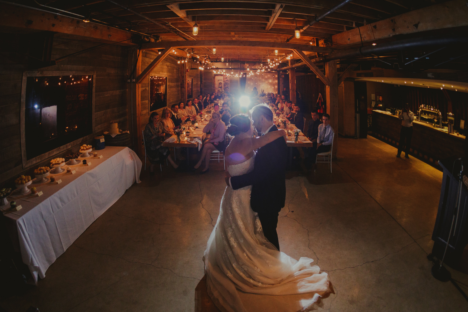An intimate wedding at The Loft Distillery District Toronto | Captured ...
